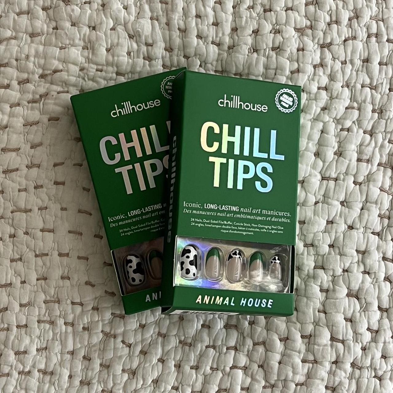 set of two cow pattern chill tips nails. These were... - Depop