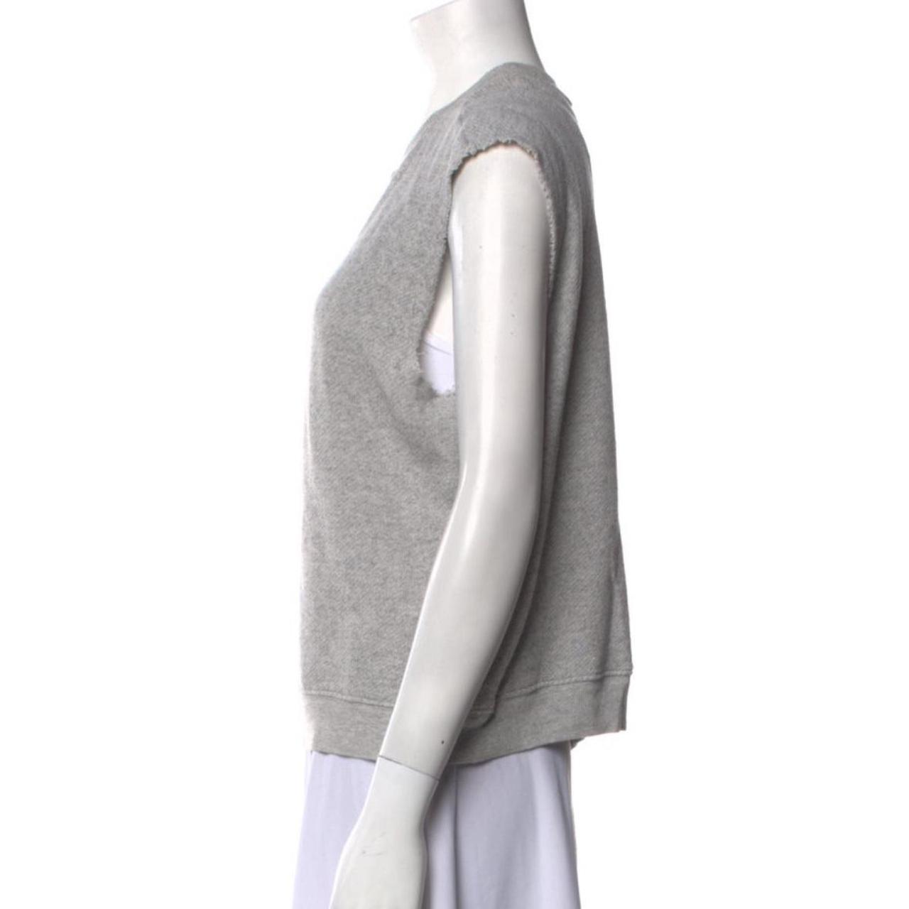 R13 distressed sweater vest grey Unisex, labeled... - Depop