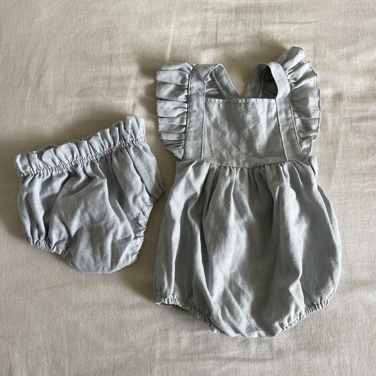 Adorable Myla + Co romper & bloomers Size 6-12 mth... - Depop