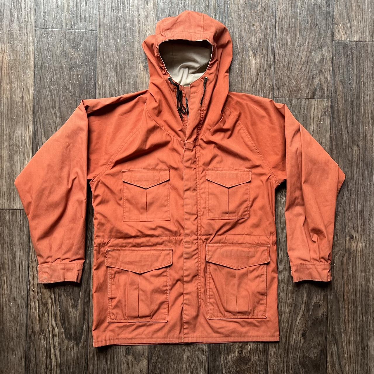 1980s Rust Ski Jacket outer liner Slight... - Depop