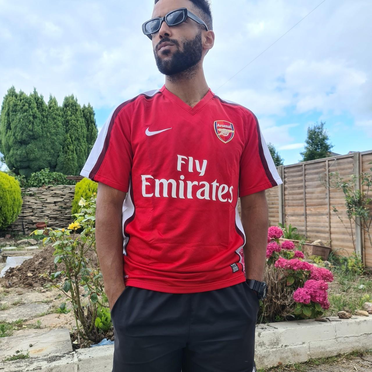 Vintage Arsenal Nike Home Kit with Fabregas 4 -... - Depop