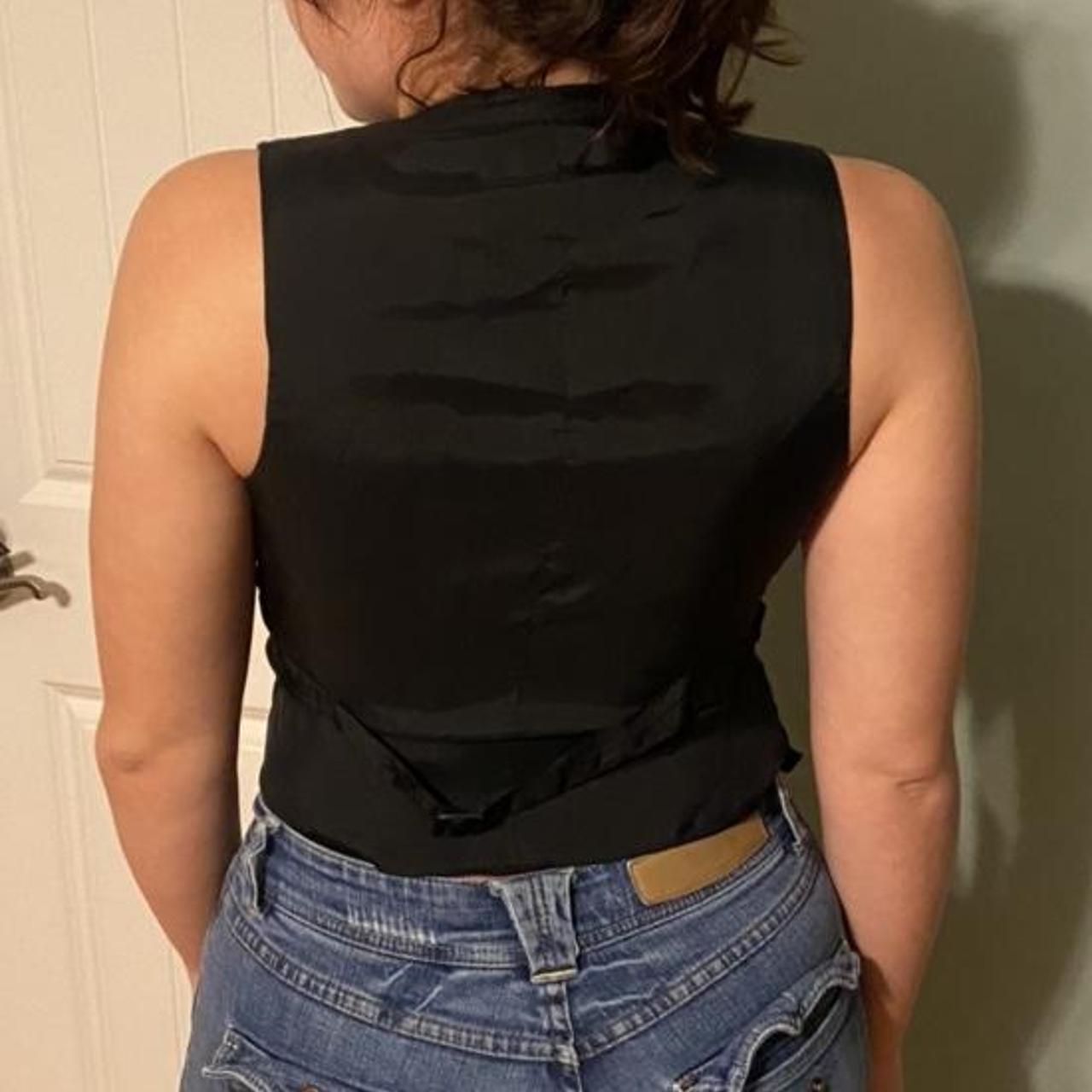 Rafaella Women's Brown and Black Top | Depop