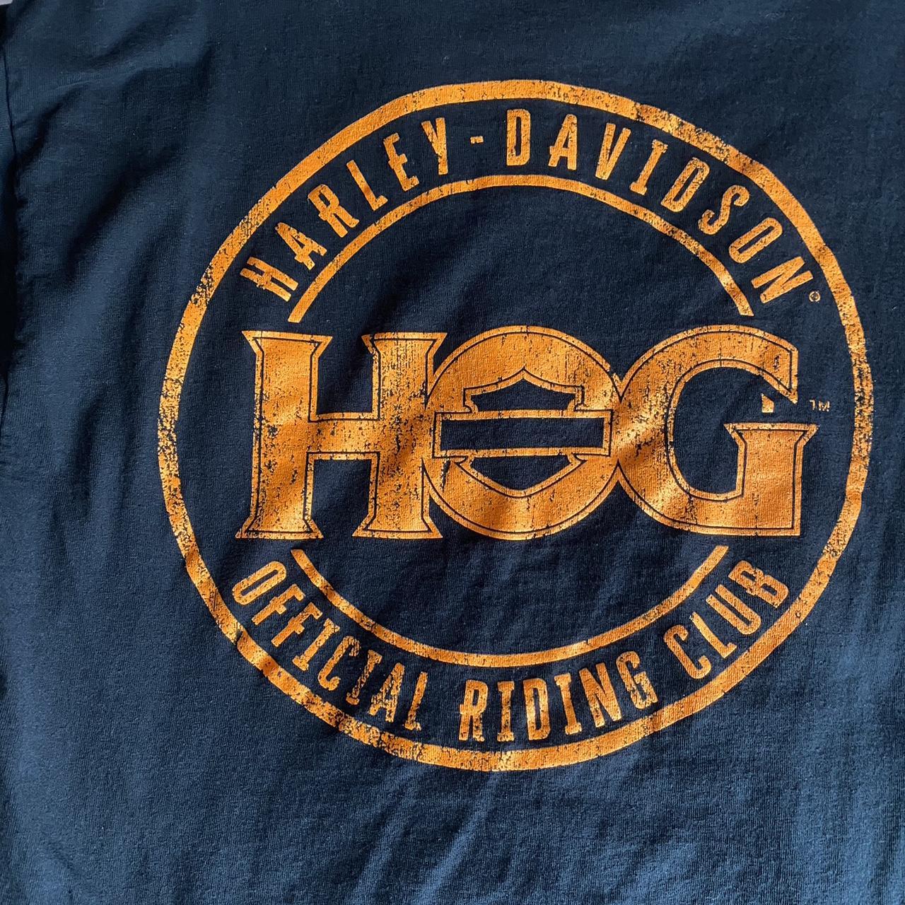Harley Davidson ( HOG ) official riding club tshirt... - Depop