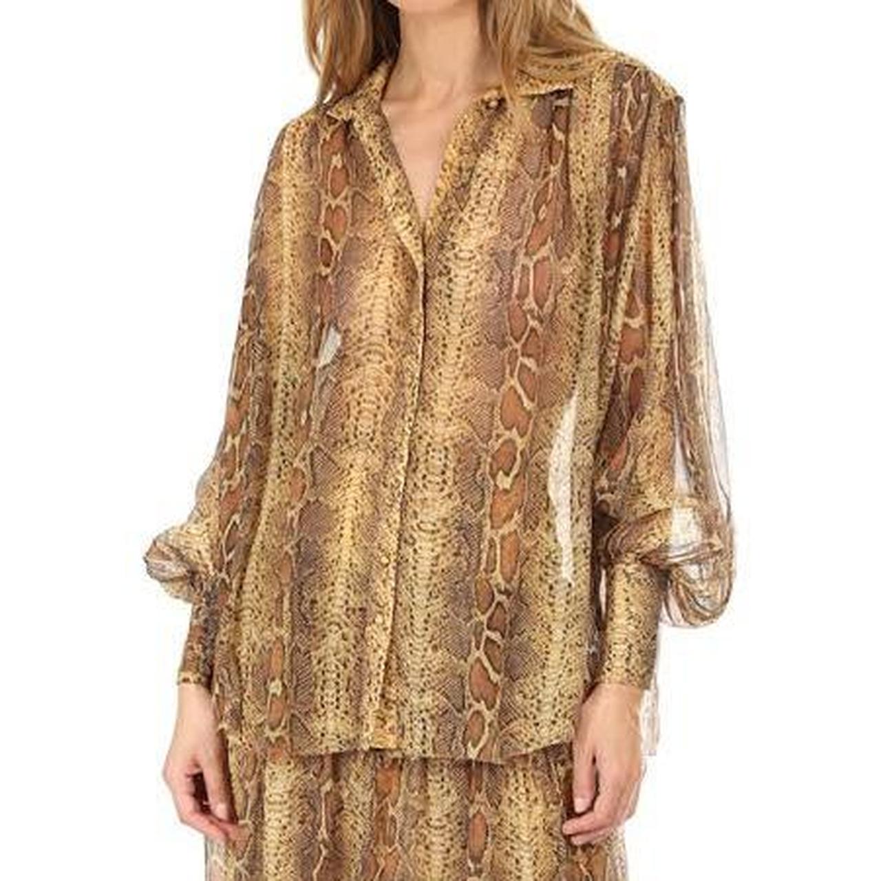 Zimmerman python print lantern blouse Perfect... - Depop