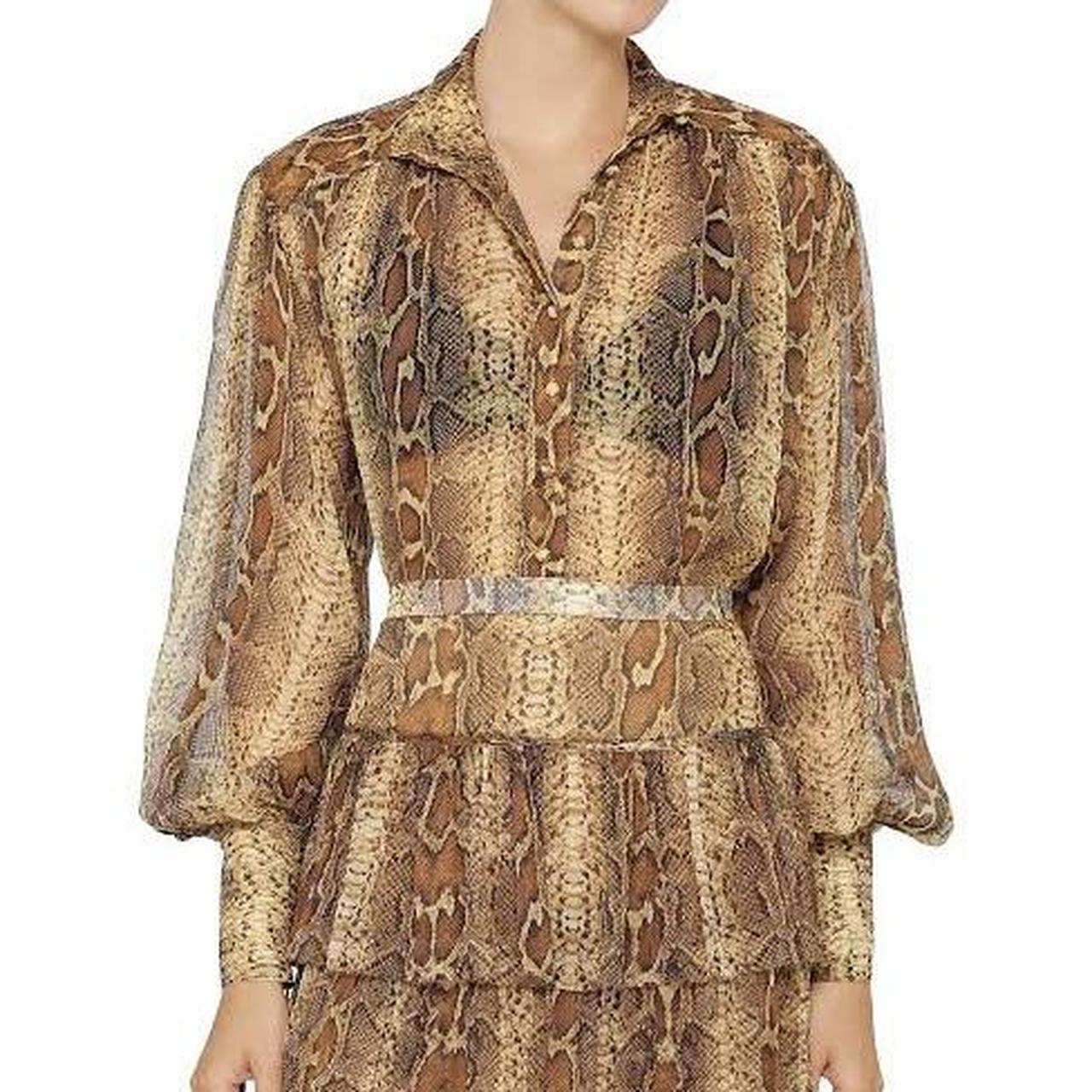 Zimmerman python print lantern blouse Perfect... - Depop