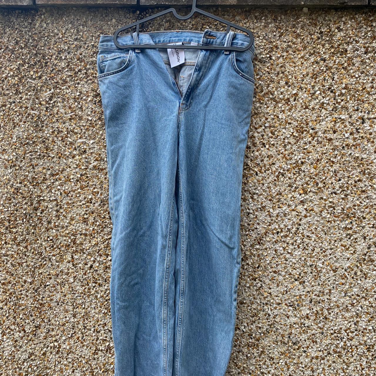 Title: "Vintage Collusion Baggy Jeans in Blue | W32... - Depop