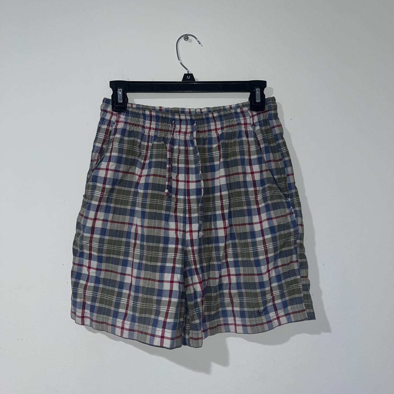 Plaid boxer shorts - Depop