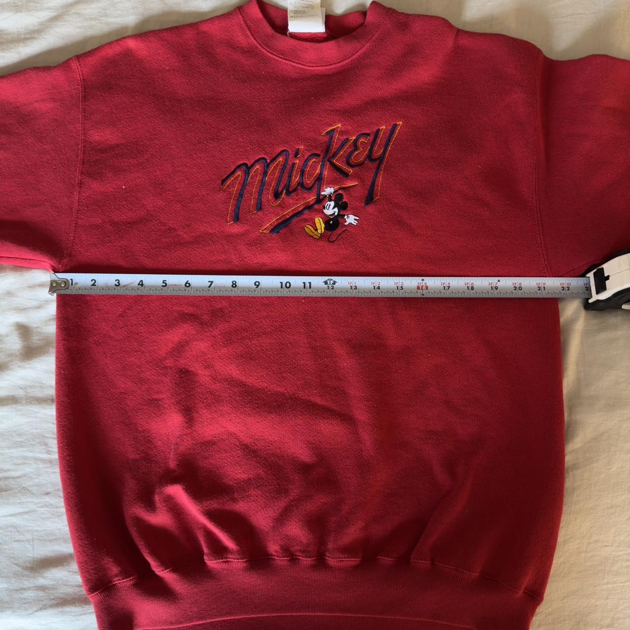 Disney Mickey Mouse red crew neck. #disney #mickey... - Depop