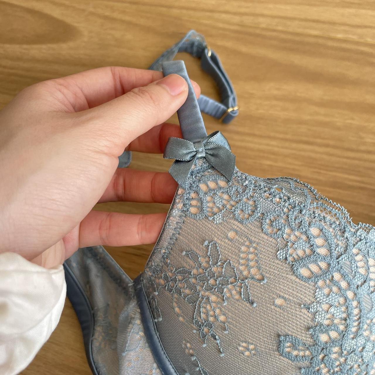 Bras N things push up bra Butterfly lace bra;... - Depop