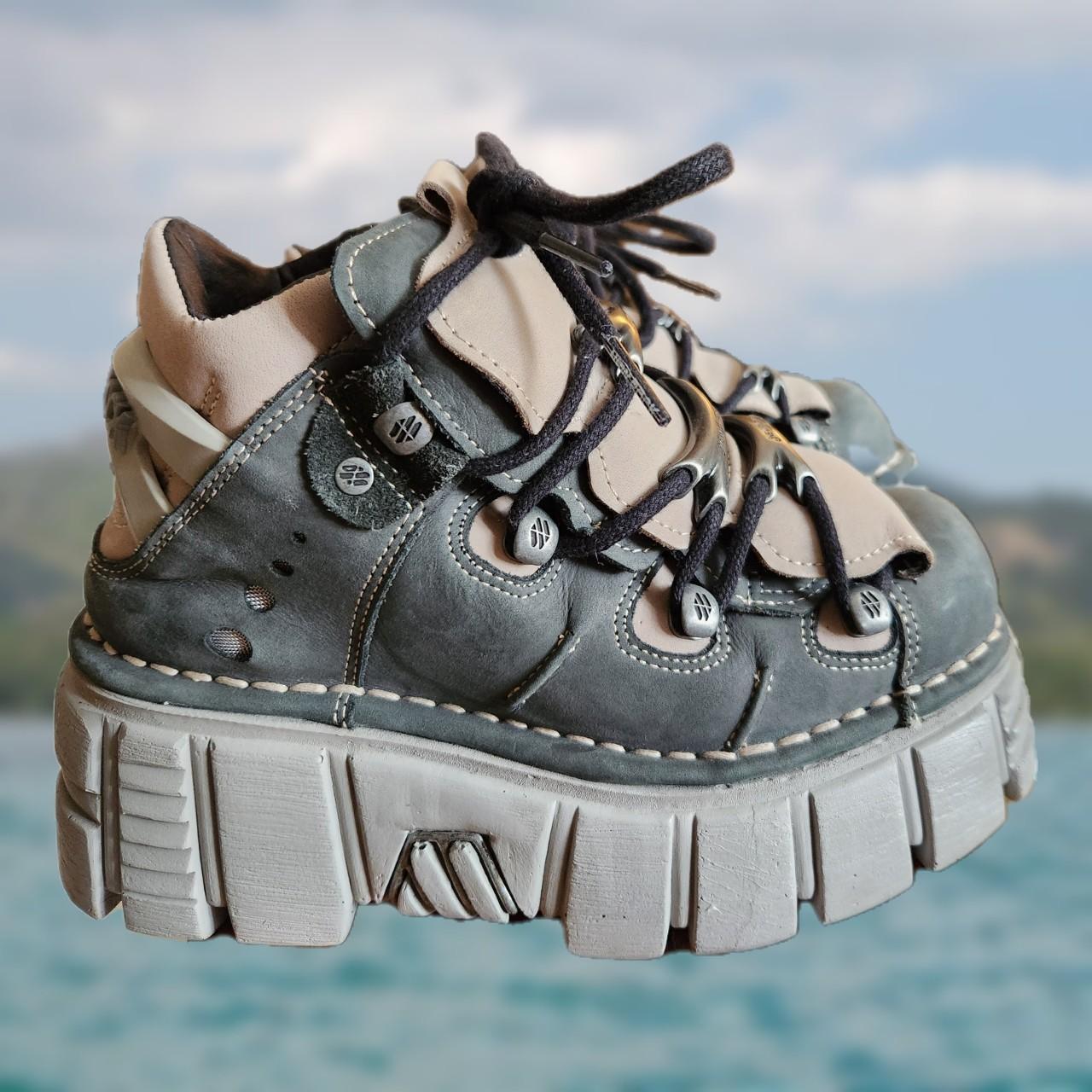 New Rocks M-106-C1 Ankle Boot, metallic. EU 37/US 7.... - Depop