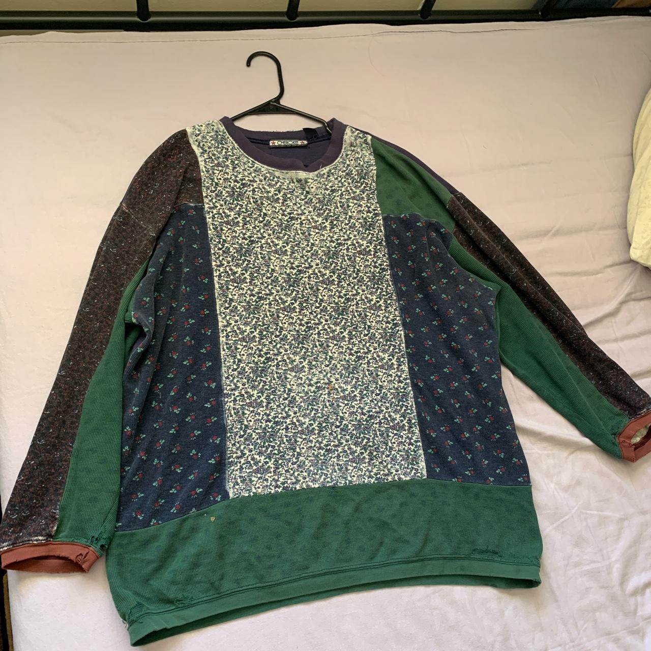 CHEROKEE sweatshirt washed out// rocked out rare... - Depop