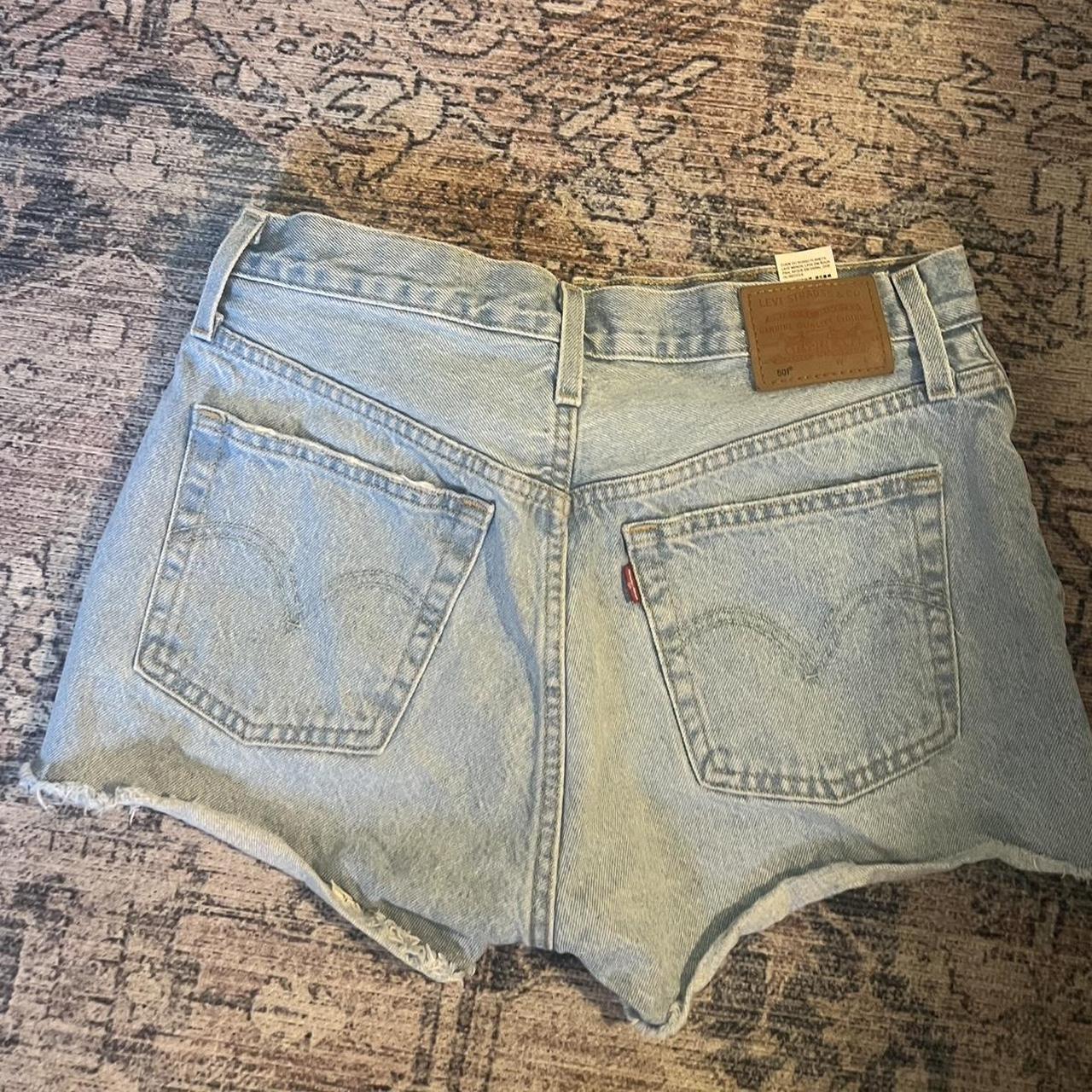 LEVIS button fly 501 shorts! - great condition! -... | Depop