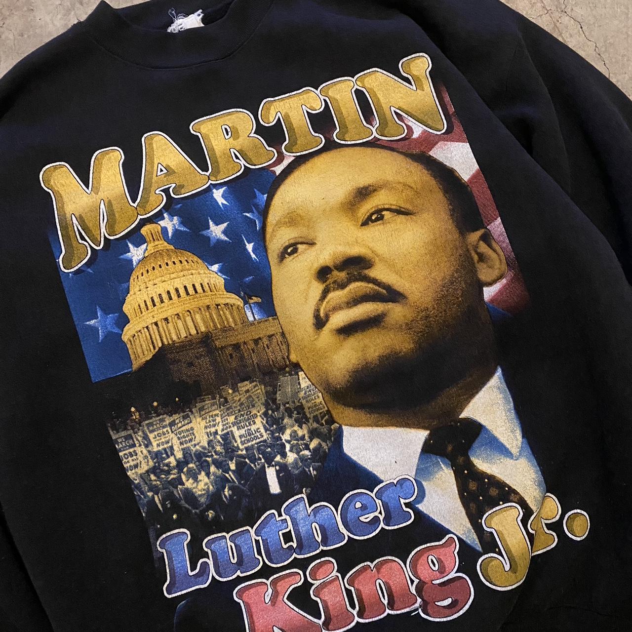 Vintage 90s Martin Luther King Jr. MLK jr. rap tee... | Depop