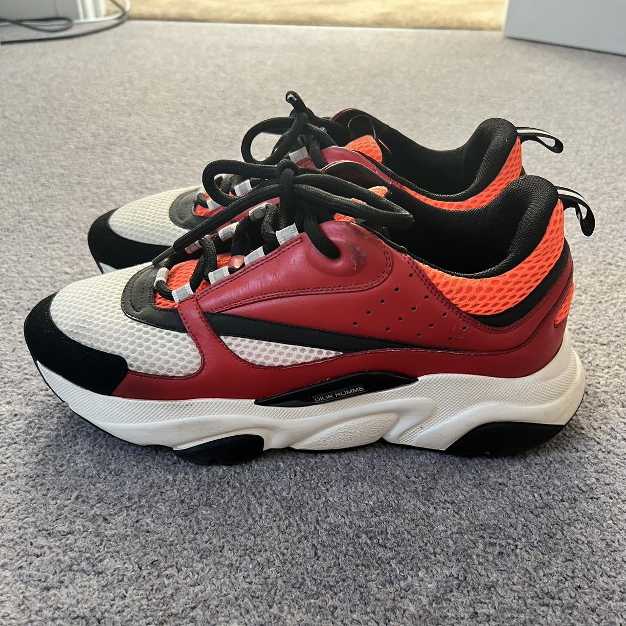 DIOR B22 Orange/Red/White/Black No Box 📦 Size UK 9 - Depop