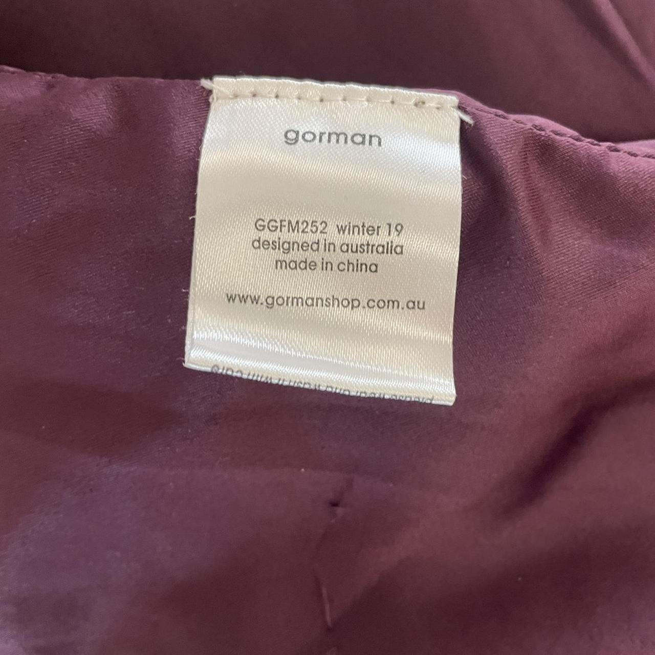 Gorman corduroy brown/maroon/burgundy midi skirt... - Depop