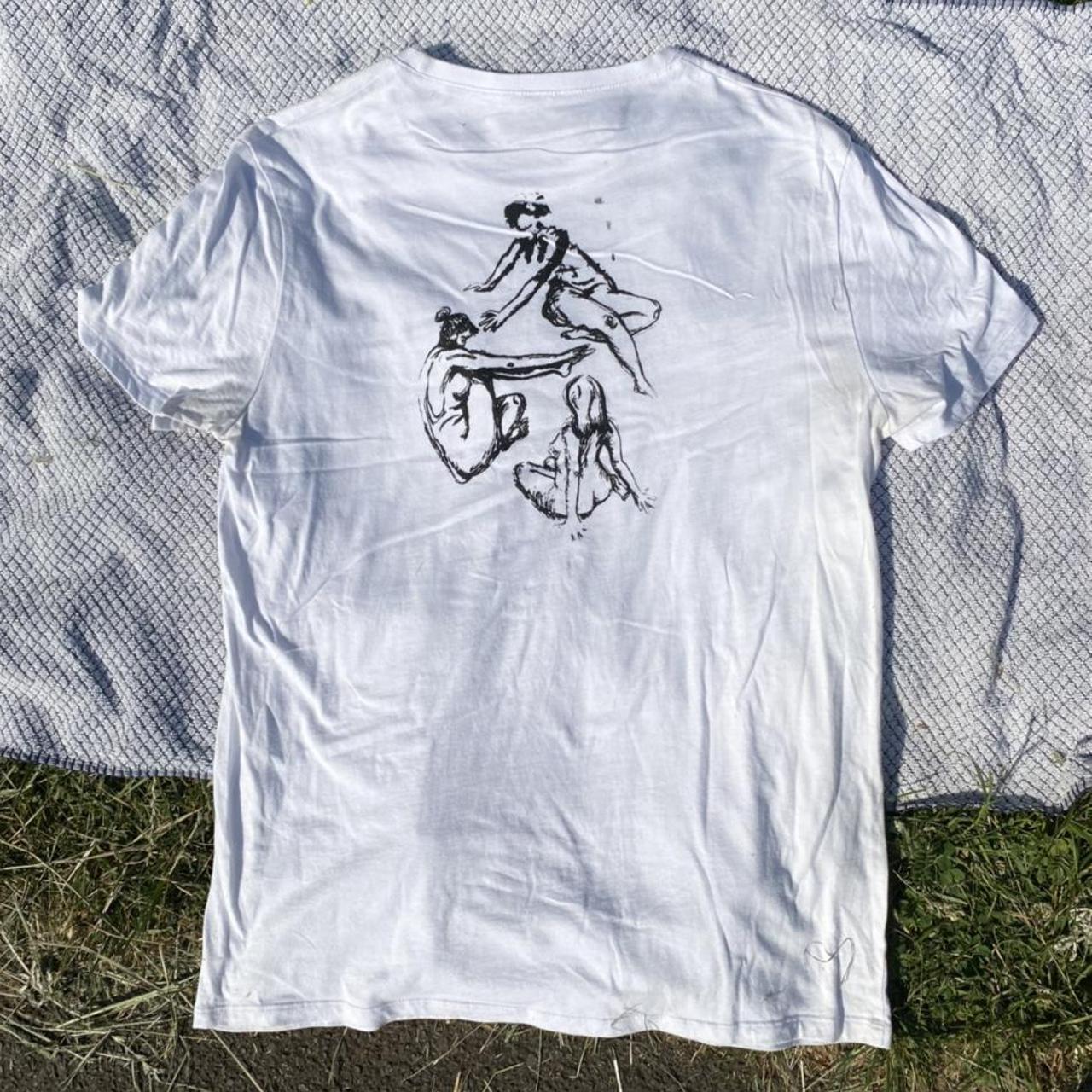 Men's White T-shirt | Depop