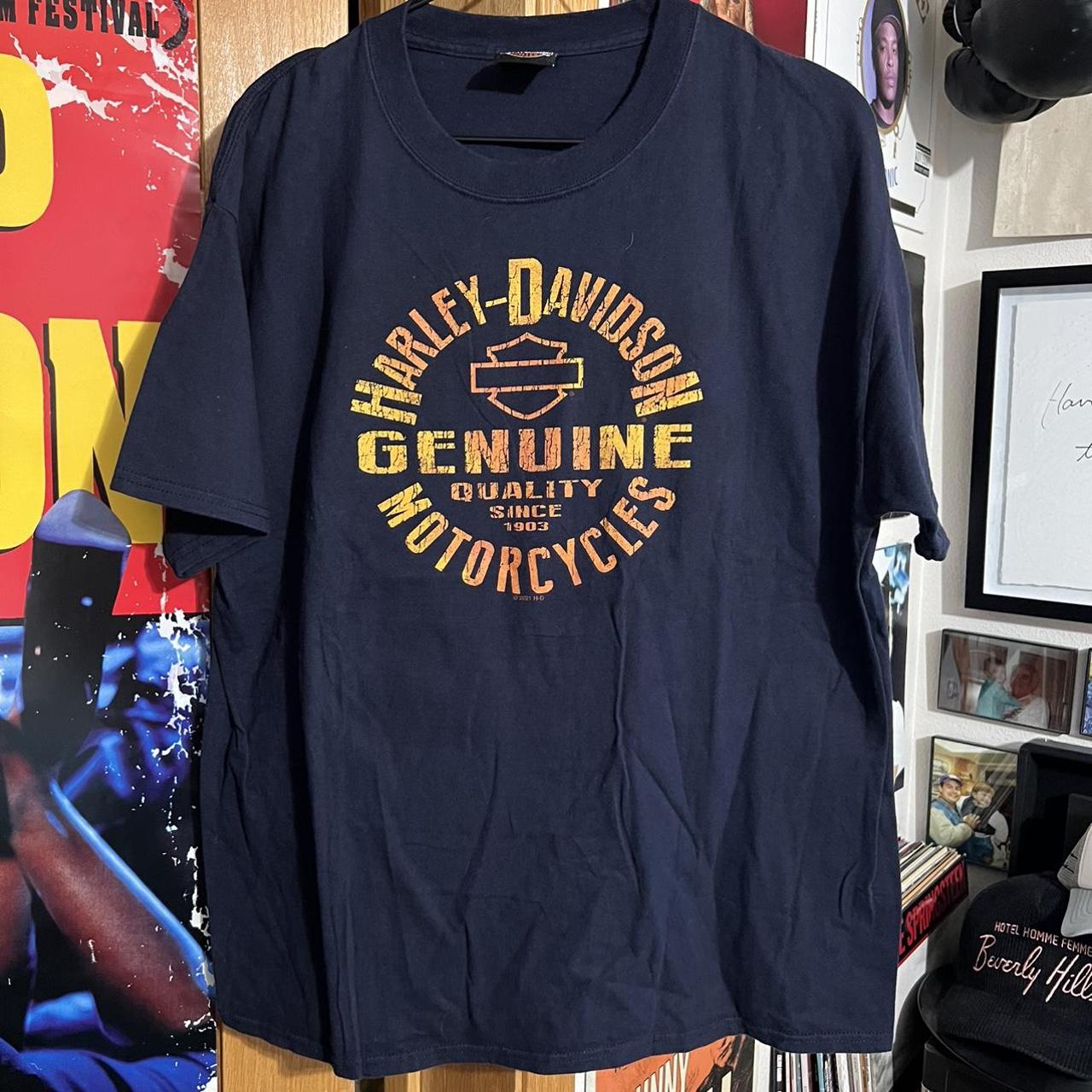 Crazy Native American back hit Harley. - Depop