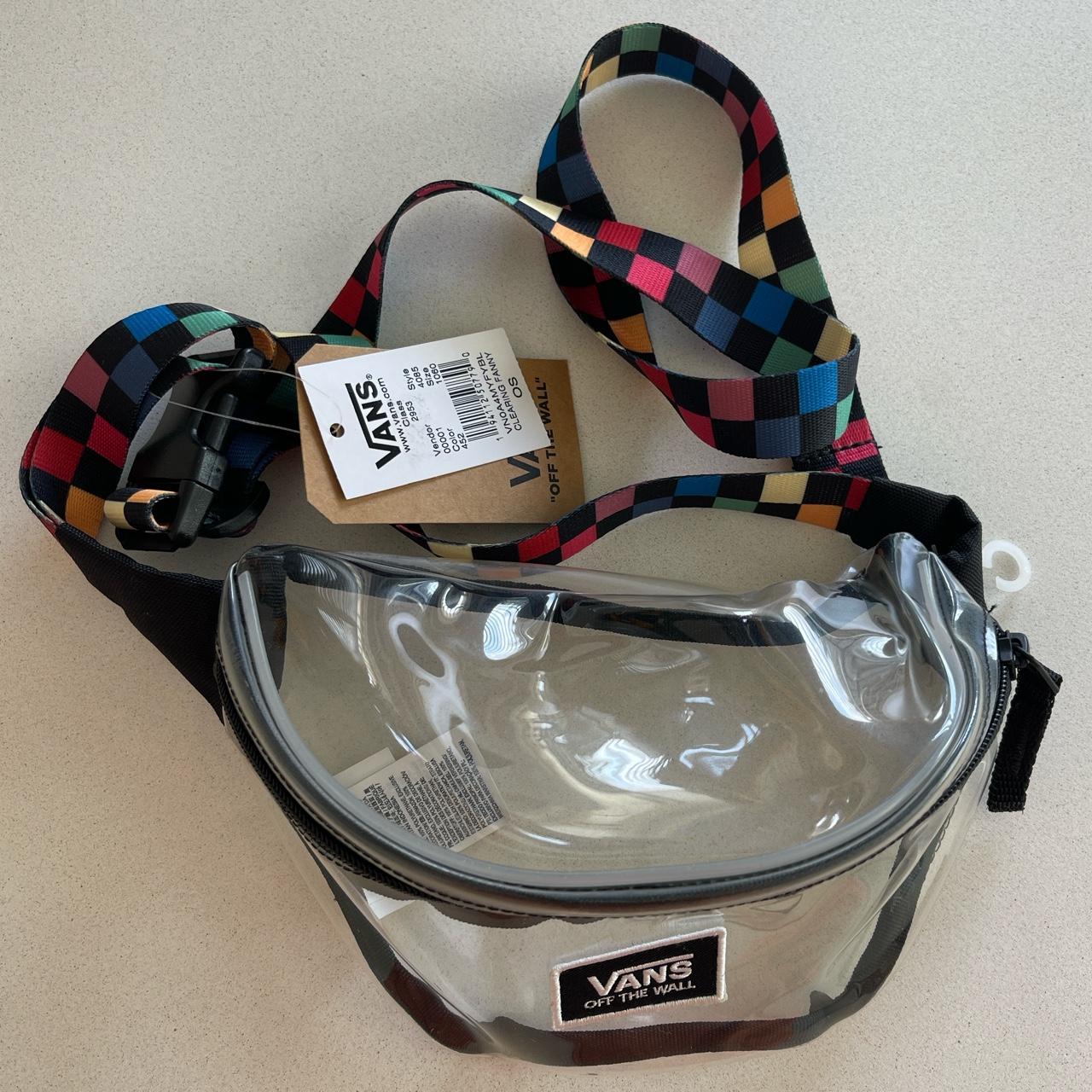 Vans Fanny Pack with colorful checkers and... - Depop