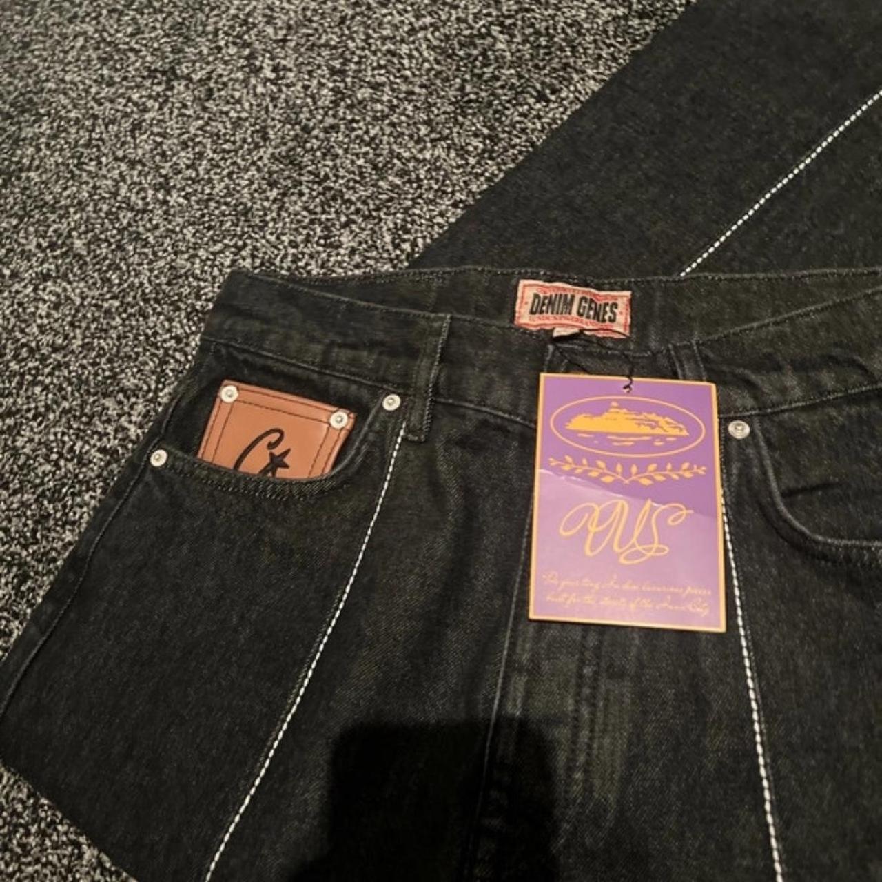 Corteiz Black jeans Brand new - Depop