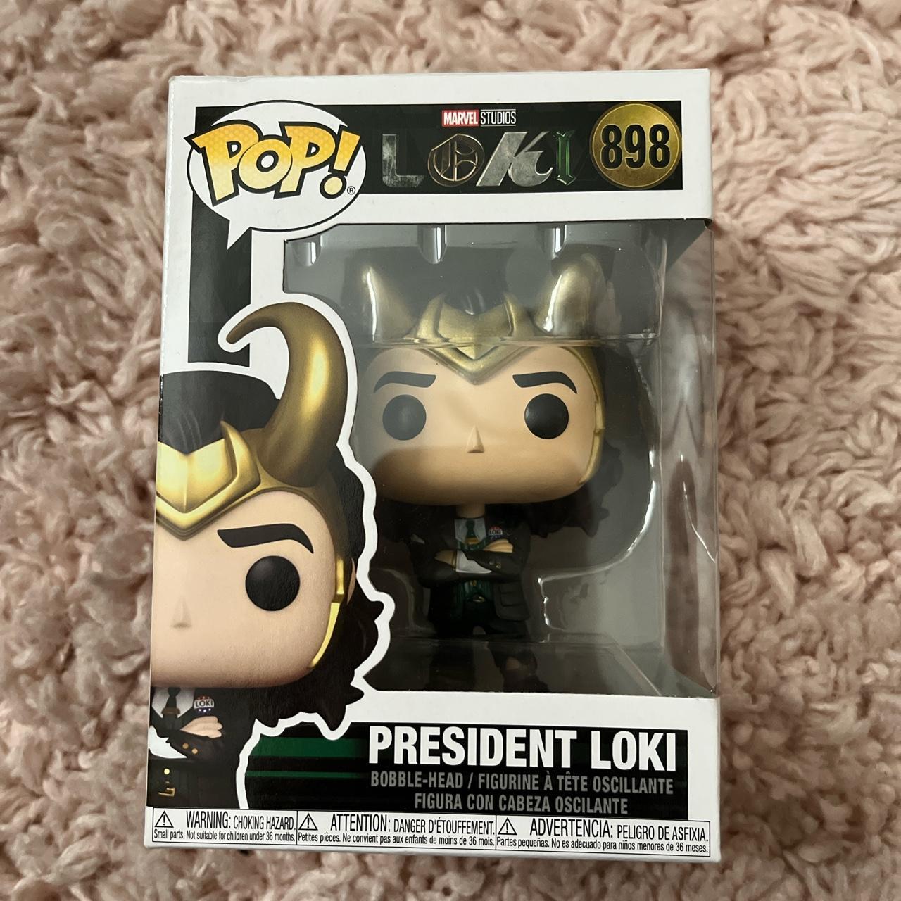 PRESIDENT LOKI FUNKO POP FIGURE # 898 -slight damage... - Depop