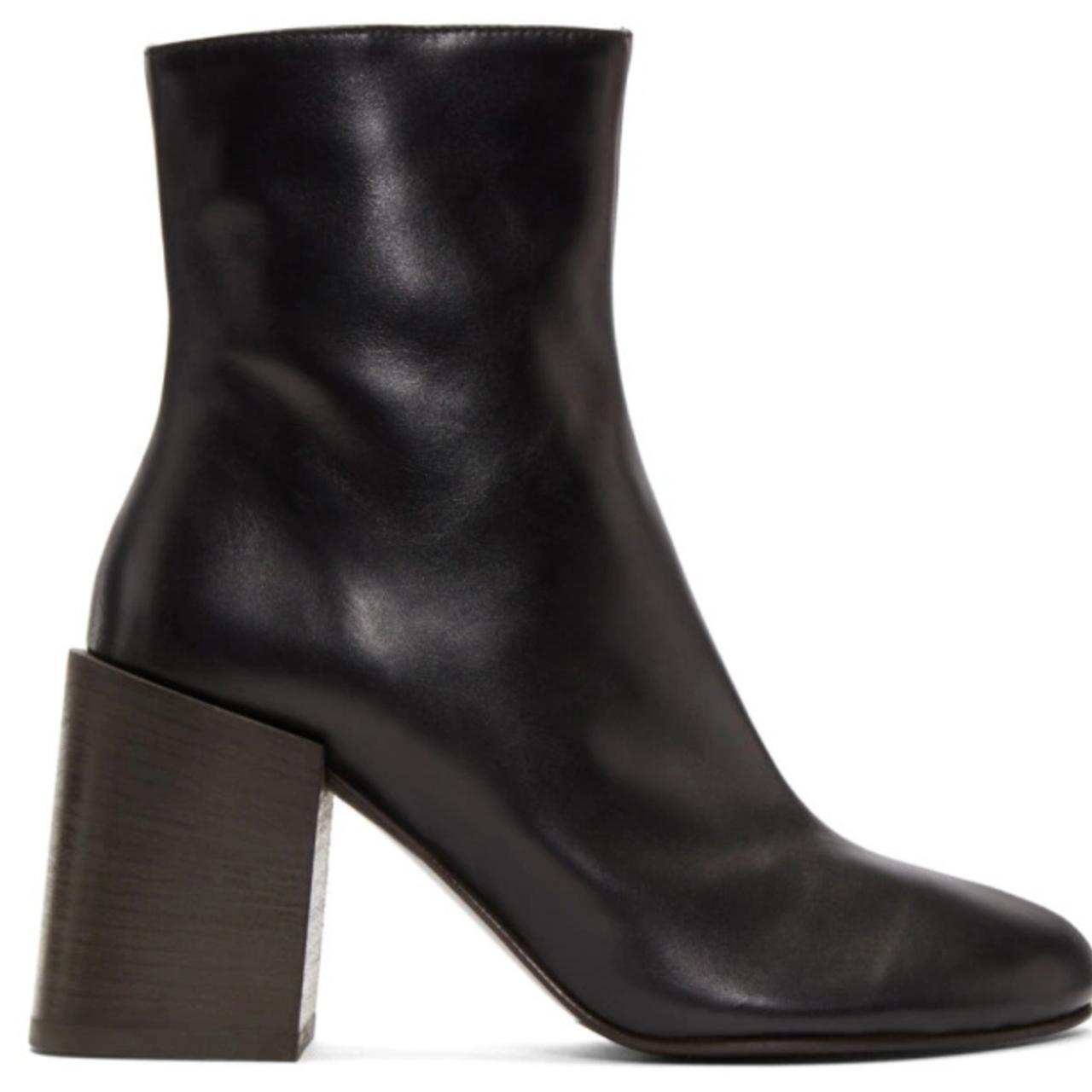 Acne Studios black leather Saul Ankle Boots, size 39... - Depop