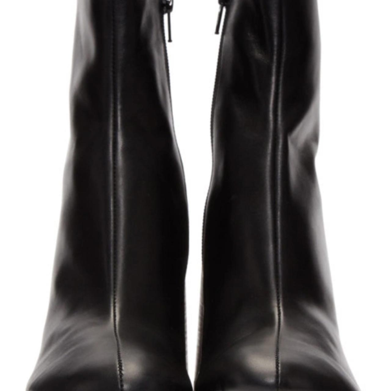 Acne Studios black leather Saul Ankle Boots, size 39... - Depop