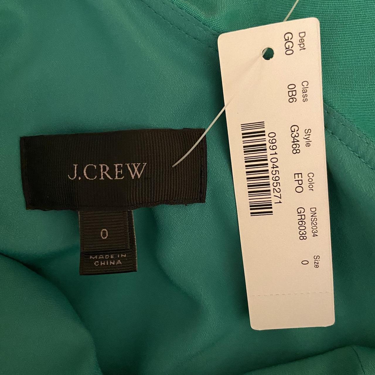 J Crew Womens Green Dress Depop