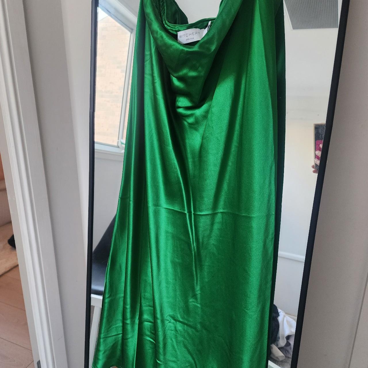 Emerald Green Witchery Middy Skirt Size 16 100 Depop
