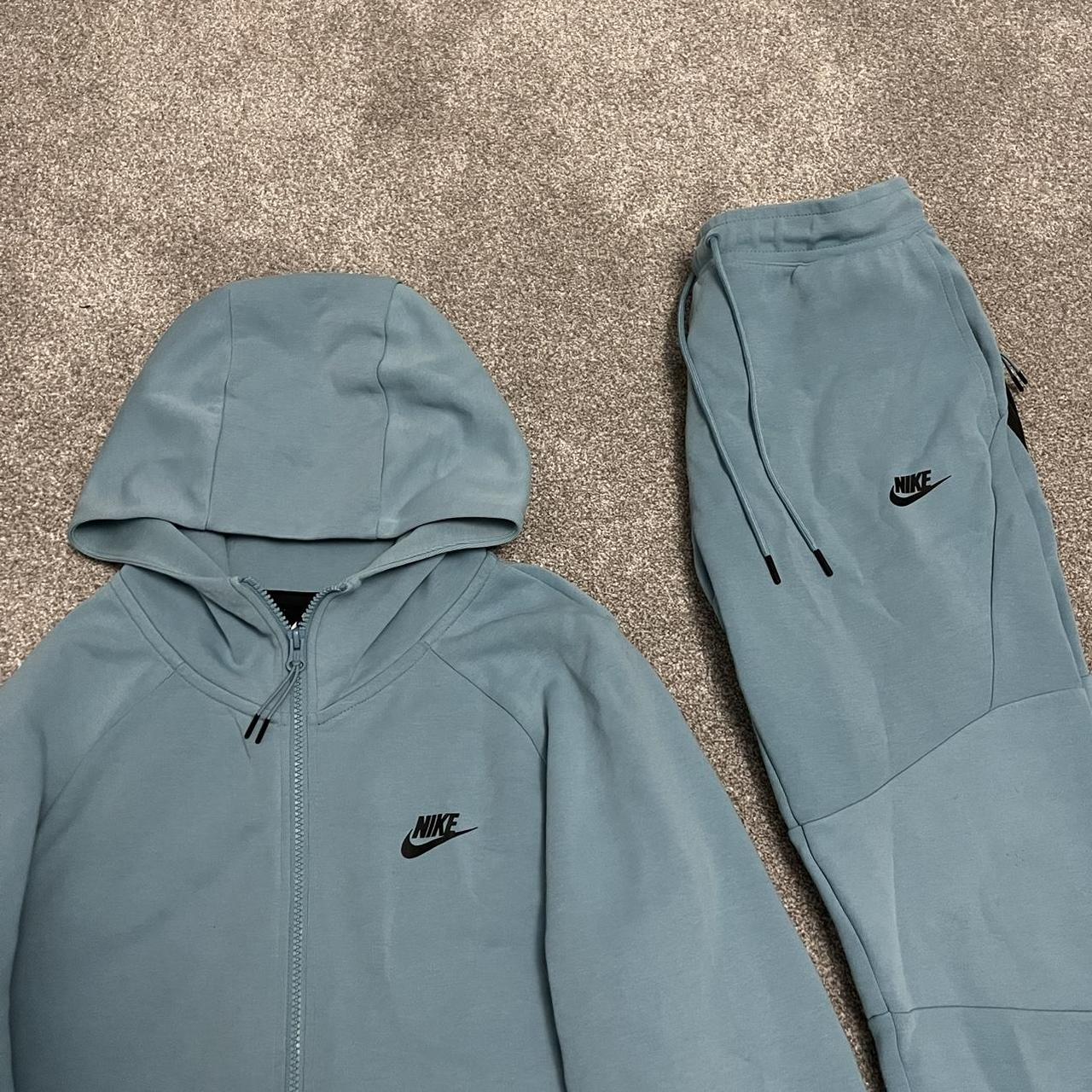 Old season Nike tech fleece baby blue... - Depop