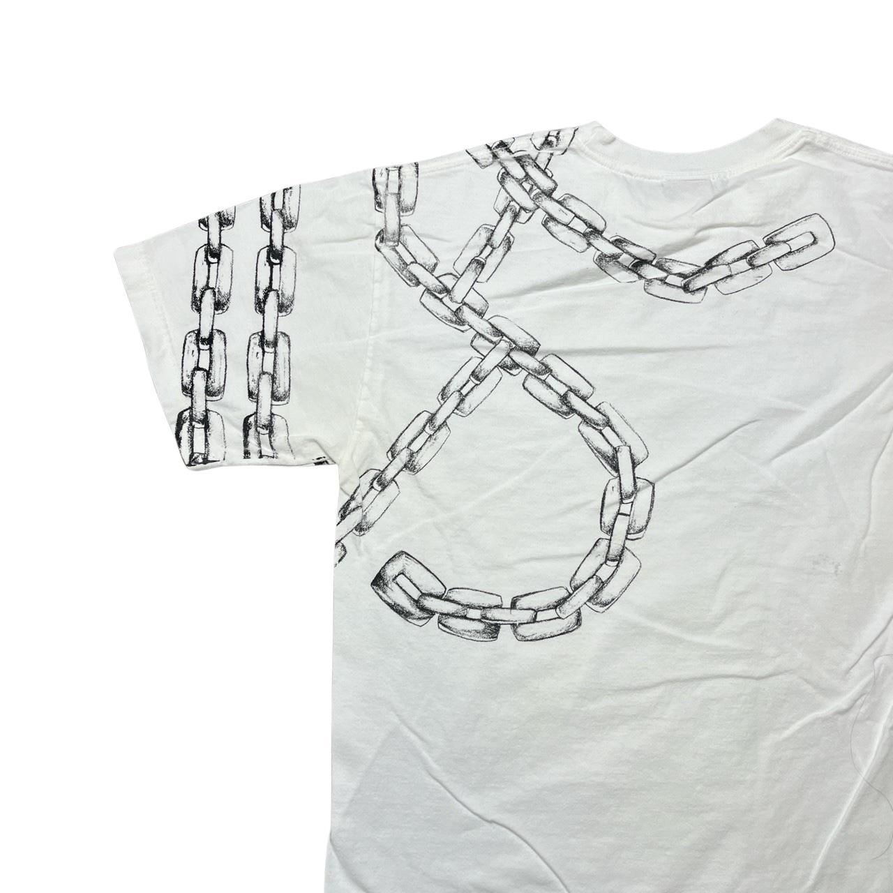 vintage metal mulisha skull chains shirt - Depop