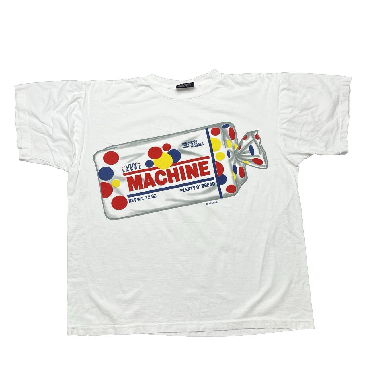 vintage wonder bread machine tshirt - Depop