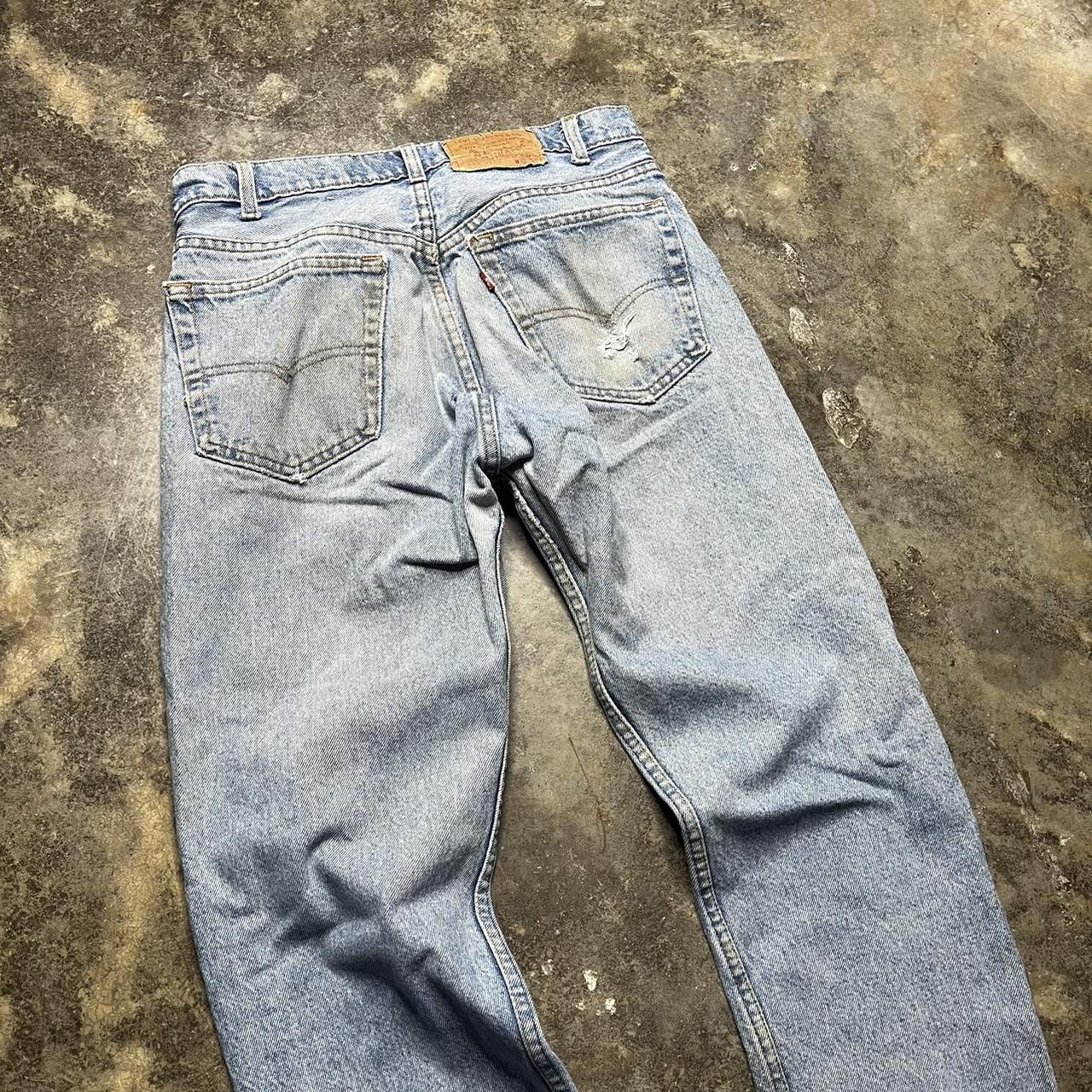 vintage levi’s 505 denim coffee wash jeans great wash | Depop