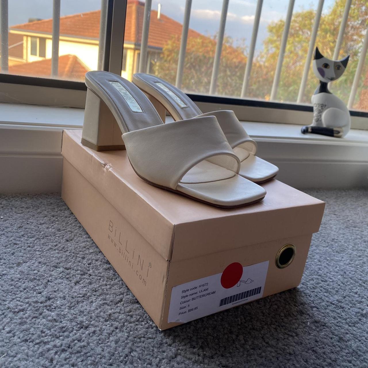 Billini Mule Heels in 'Buttercream' Womens size... - Depop