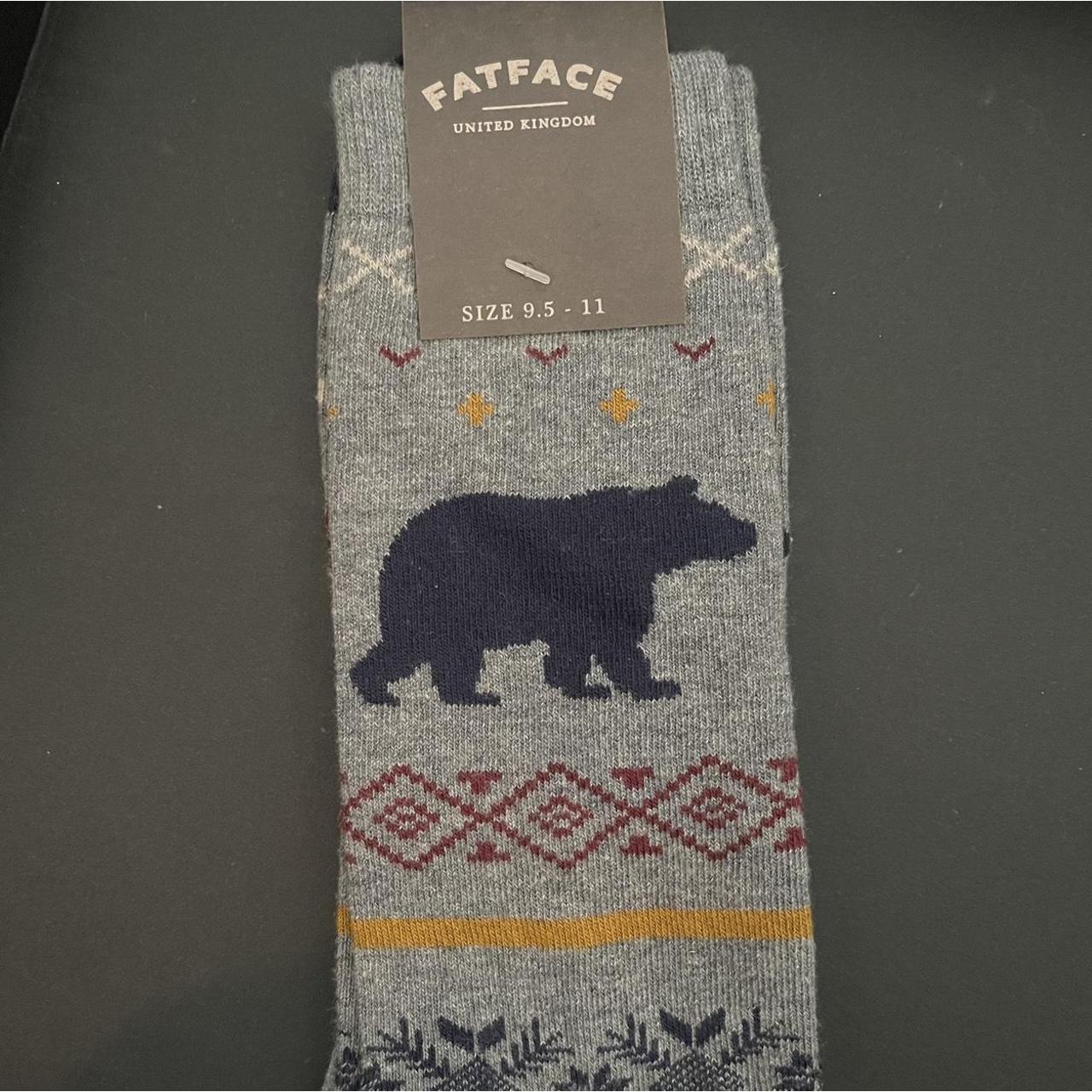 2 pairs of fat face men’s socks. Bear 🐻 and snowman... - Depop