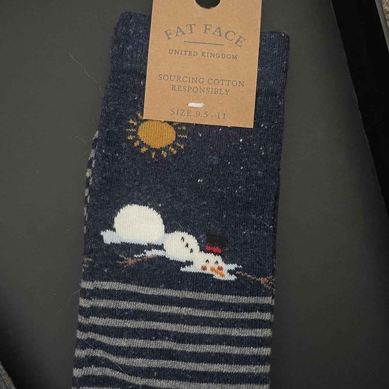 2 pairs of fat face men’s socks. Bear 🐻 and snowman... - Depop