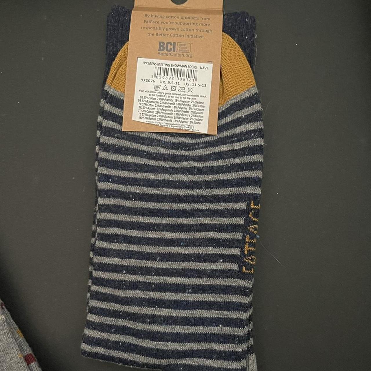 2 pairs of fat face men’s socks. Bear 🐻 and snowman... - Depop