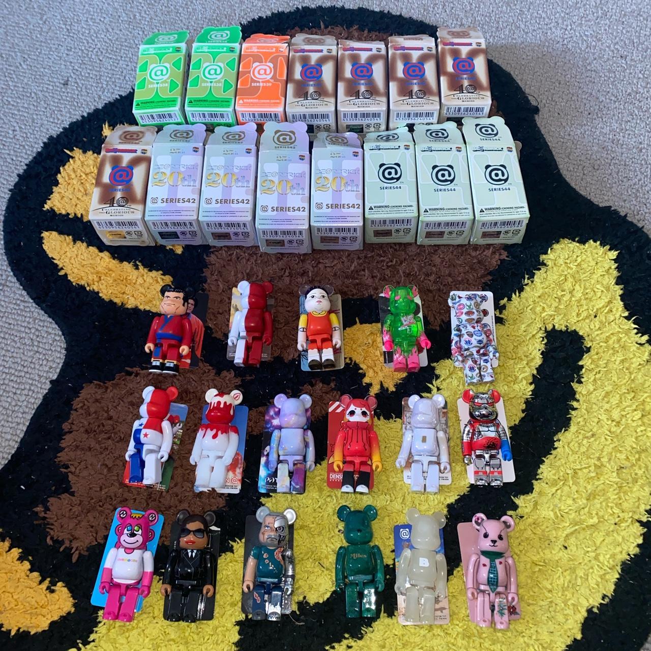 collection of 17 100% bearbricks ranging from... - Depop