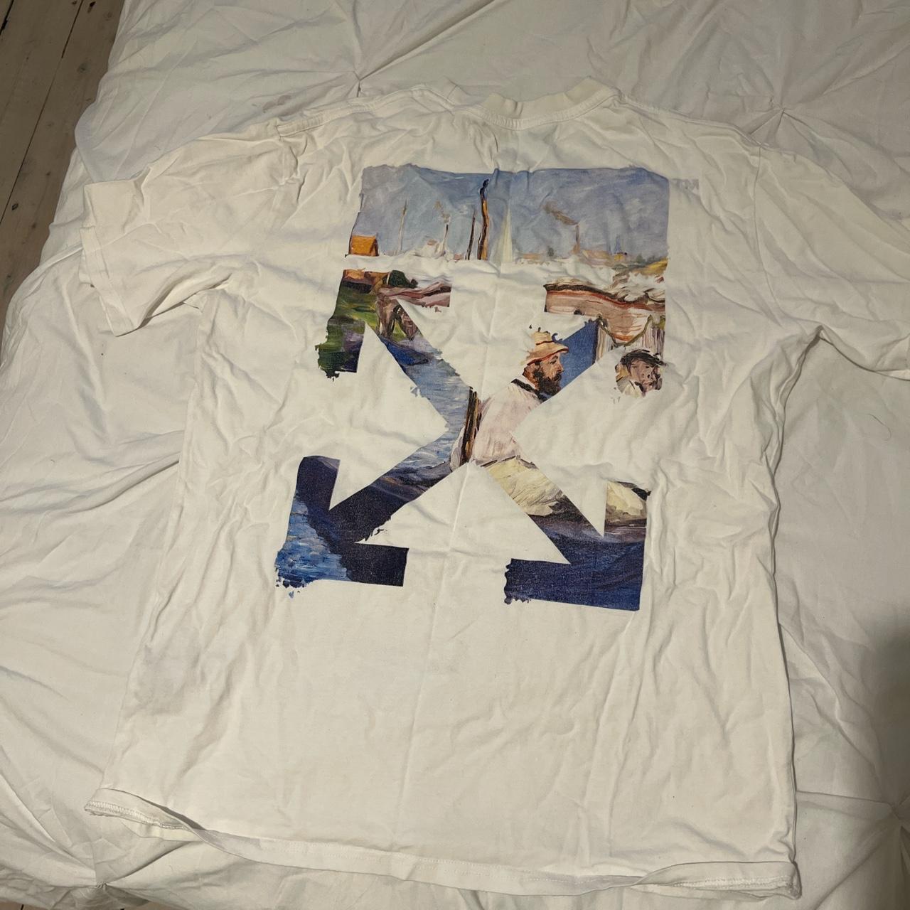 Off white white t shirt RRP £239 - Depop