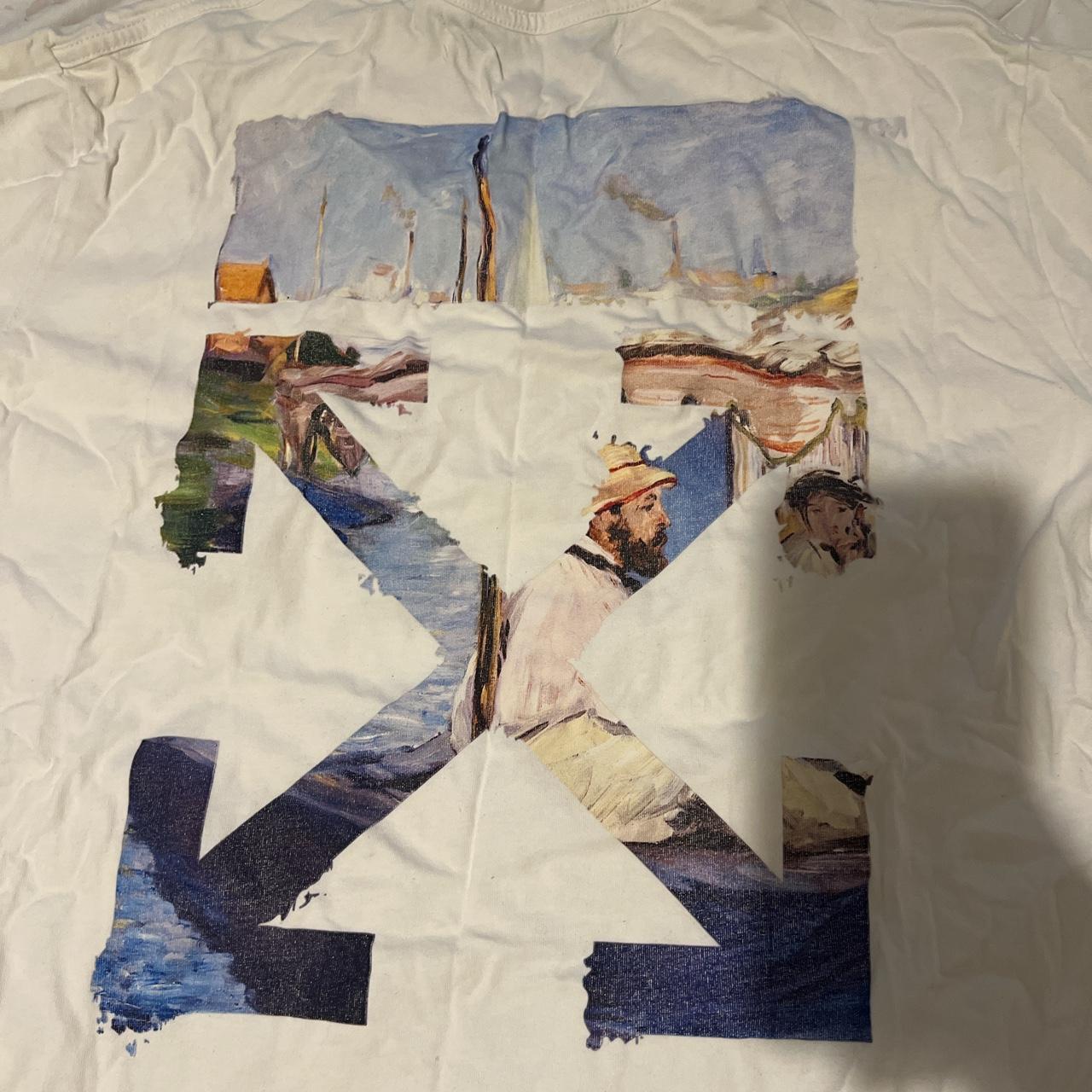 Off white white t shirt RRP £239 - Depop
