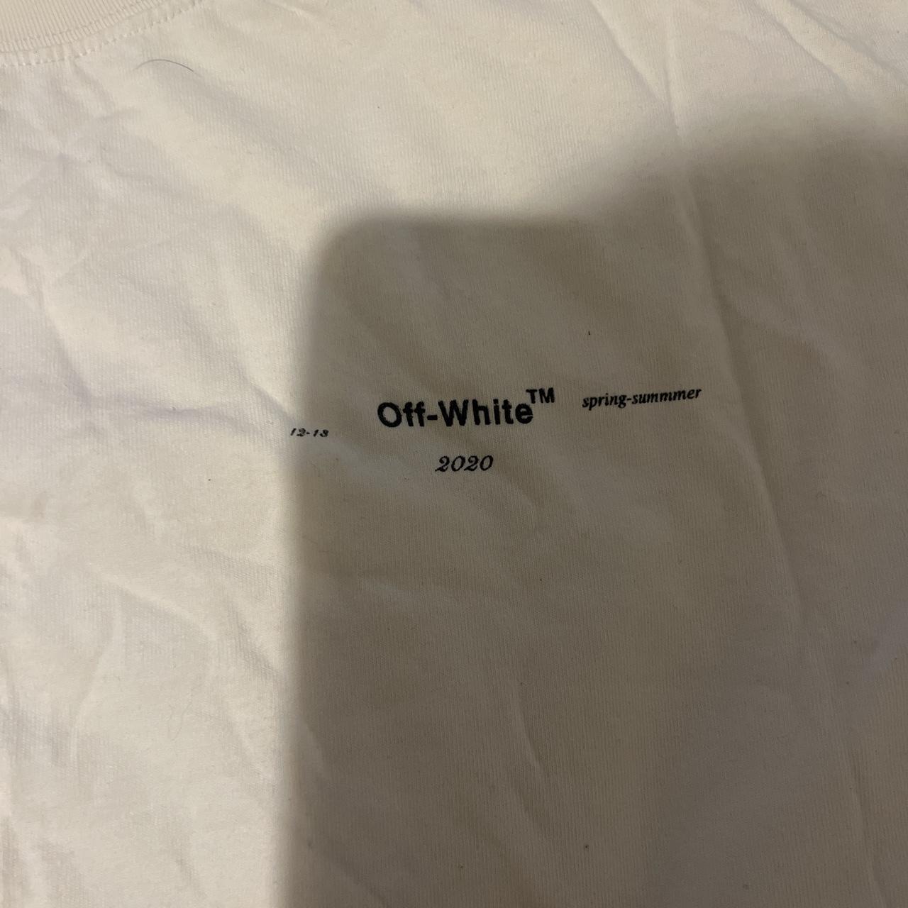 Off white white t shirt RRP £239 - Depop