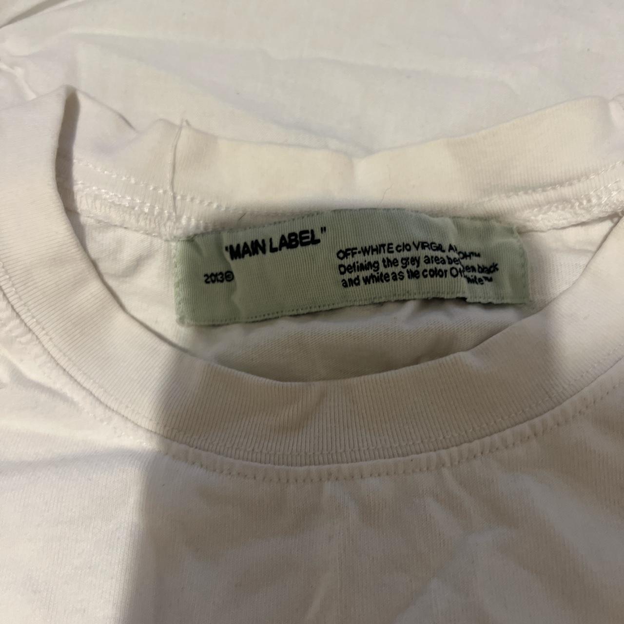 Off white white t shirt RRP £239 - Depop
