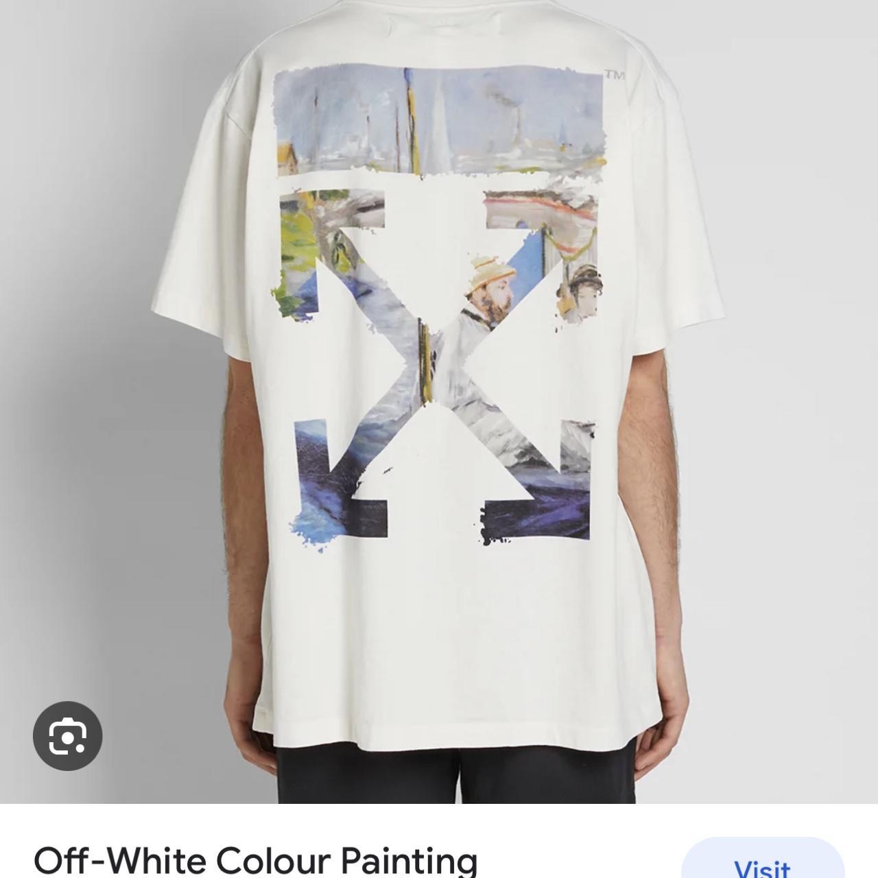 Off white white t shirt RRP £239 - Depop