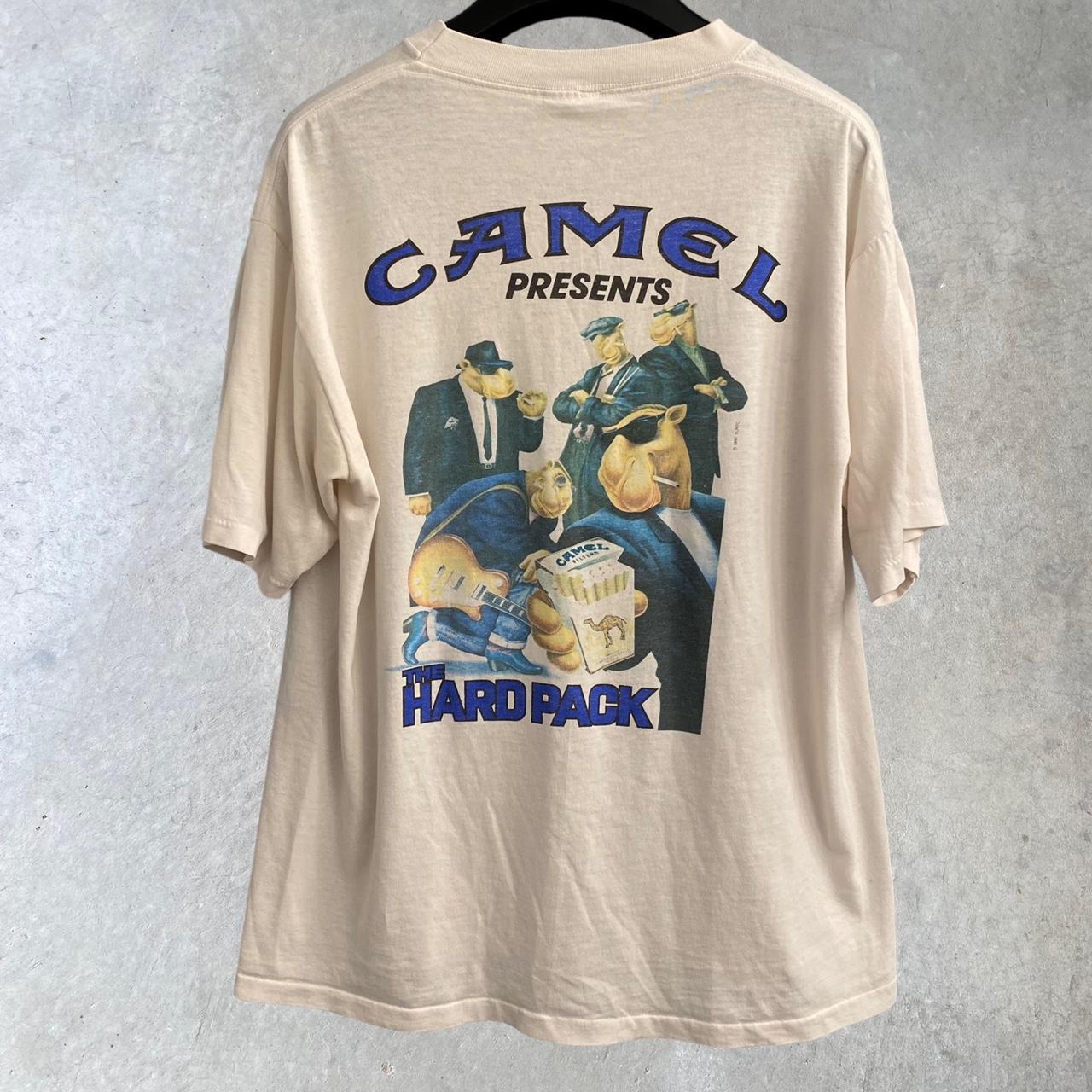Vintage Camel Cigarettes The Hard Pack Tee 1991... - Depop