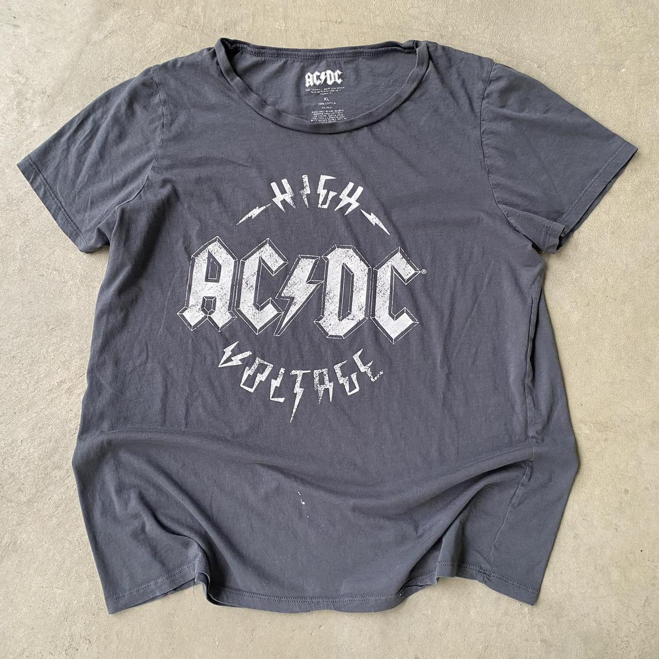AC/DC High Voltage Rock Band Tee Light wear and... - Depop