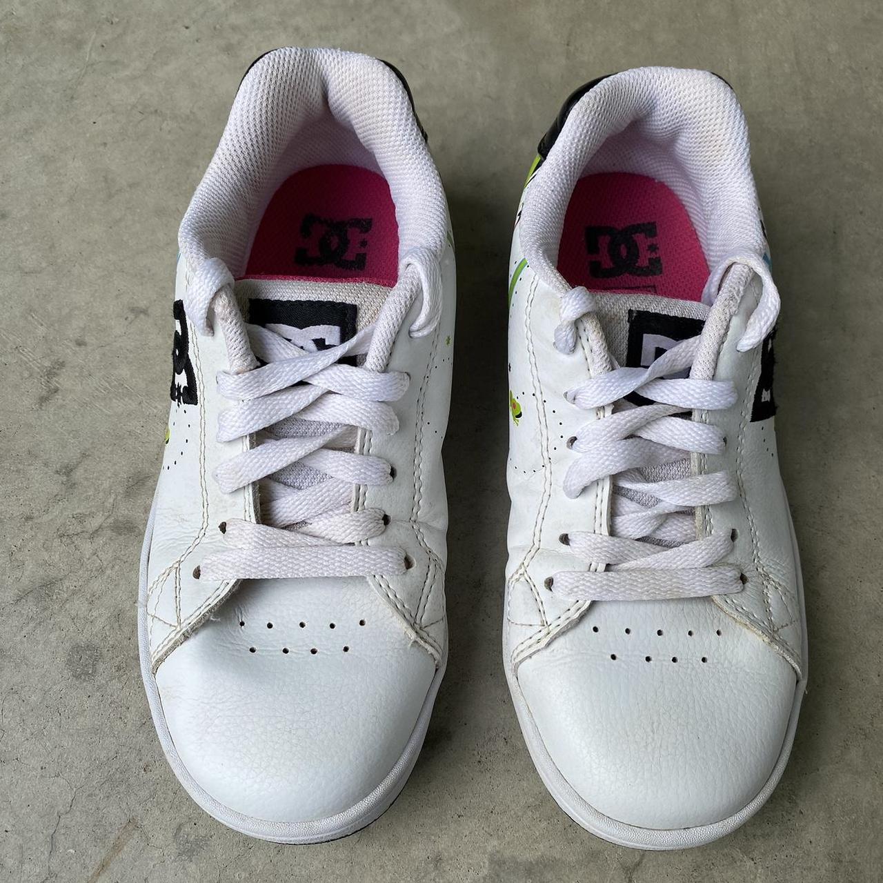 DC Shoes Pixie Firefly Leather Skate Sneakers Y2K... - Depop