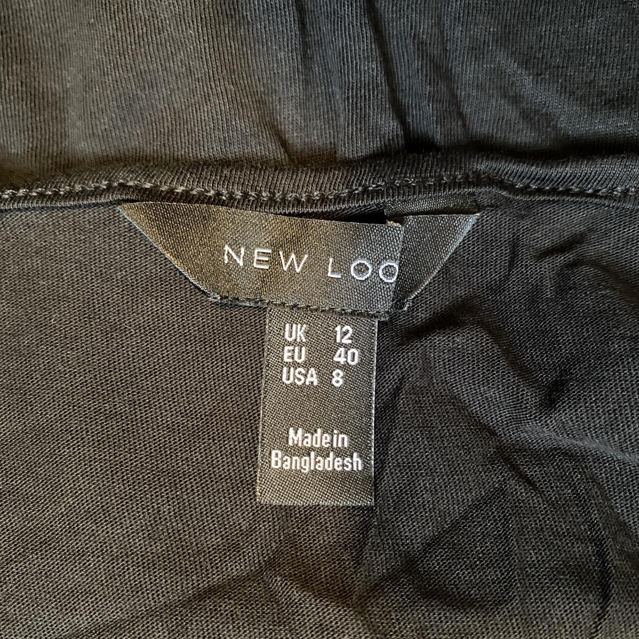 New Look black strappy frill floaty vest top size... - Depop