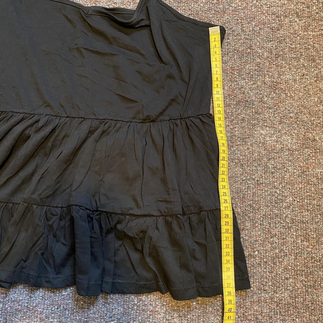 New Look black strappy frill floaty vest top size... - Depop