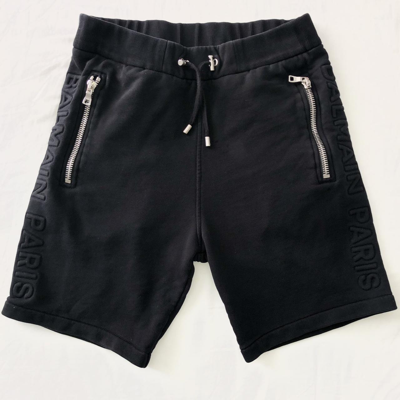 Balmain Men's Black Shorts | Depop