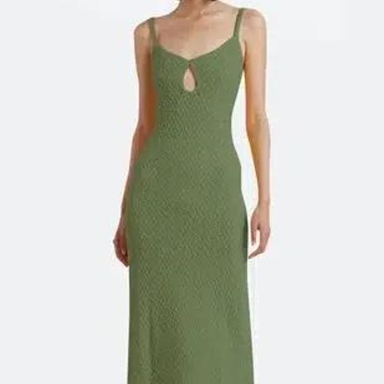 BEC & BRIDGE EFFIE COTTON KNIT KEY HOLE MAXI DRESS... - Depop