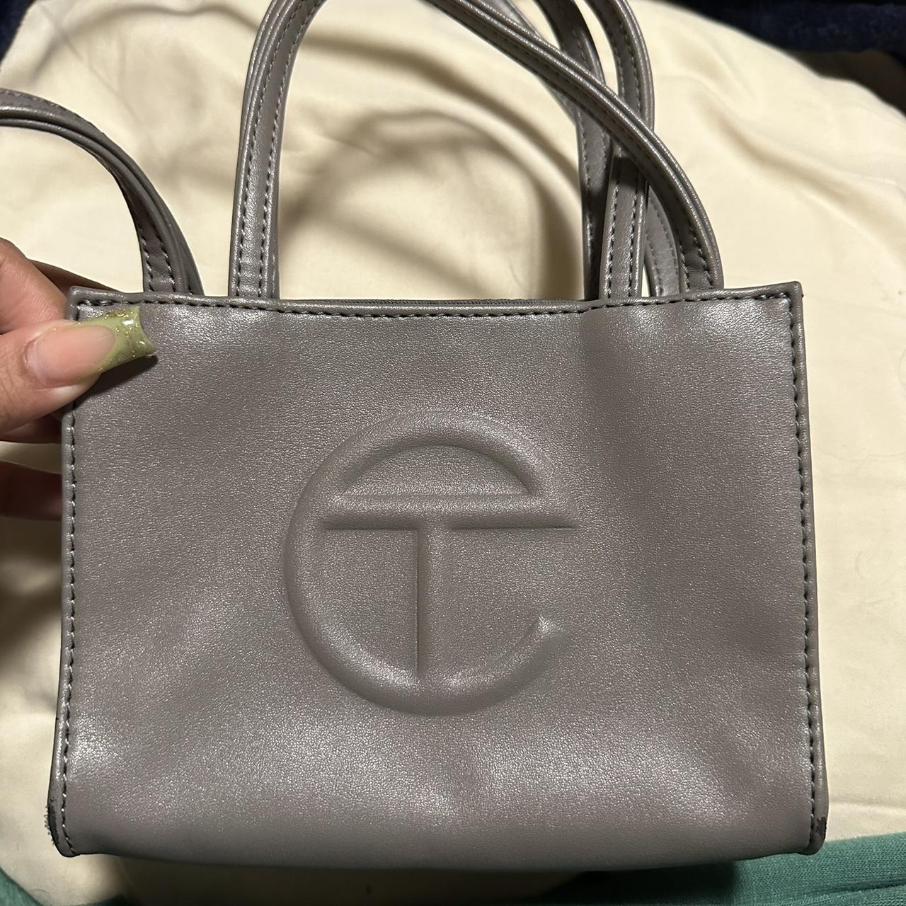 Grey Small Telfar Bag - Depop